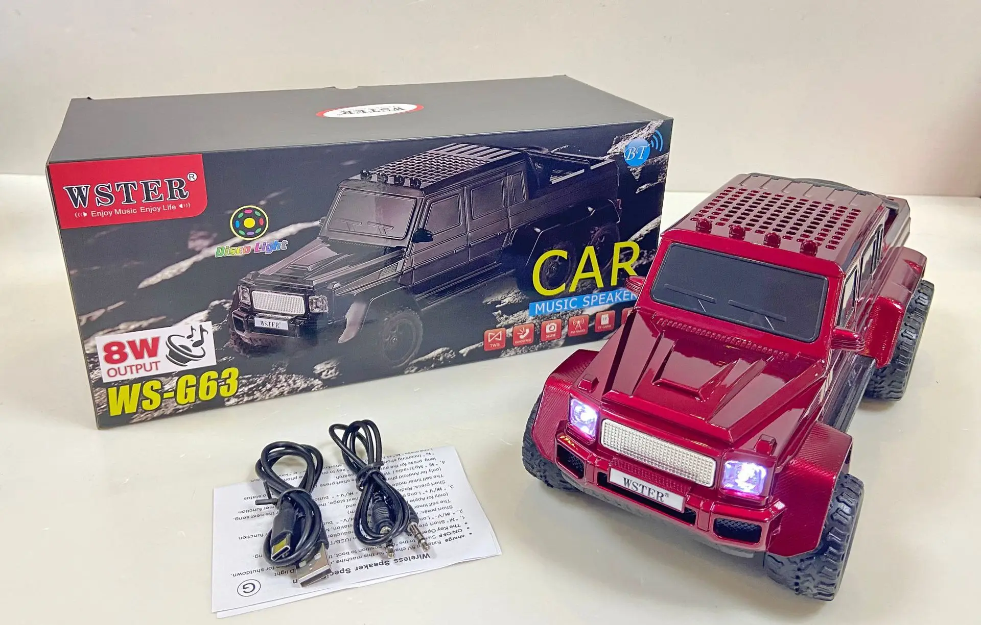 Promotional Gift G63 Portable Home Fm Radio Blue Tooth Wireless Dj Bass Karaoke Party Speaker ...