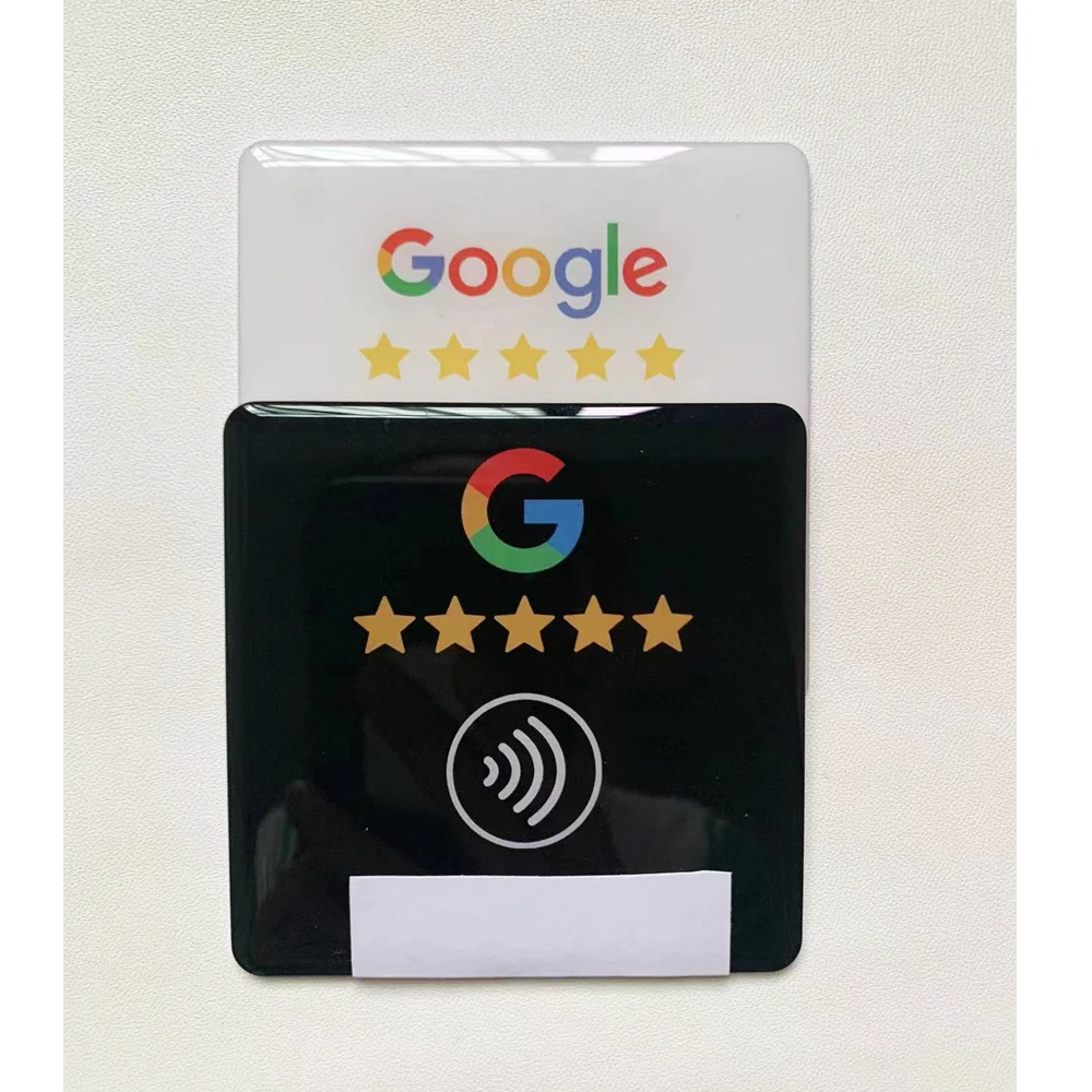 Custom Google NFC Table Menu QR Code Google Review Plate Display Google ...
