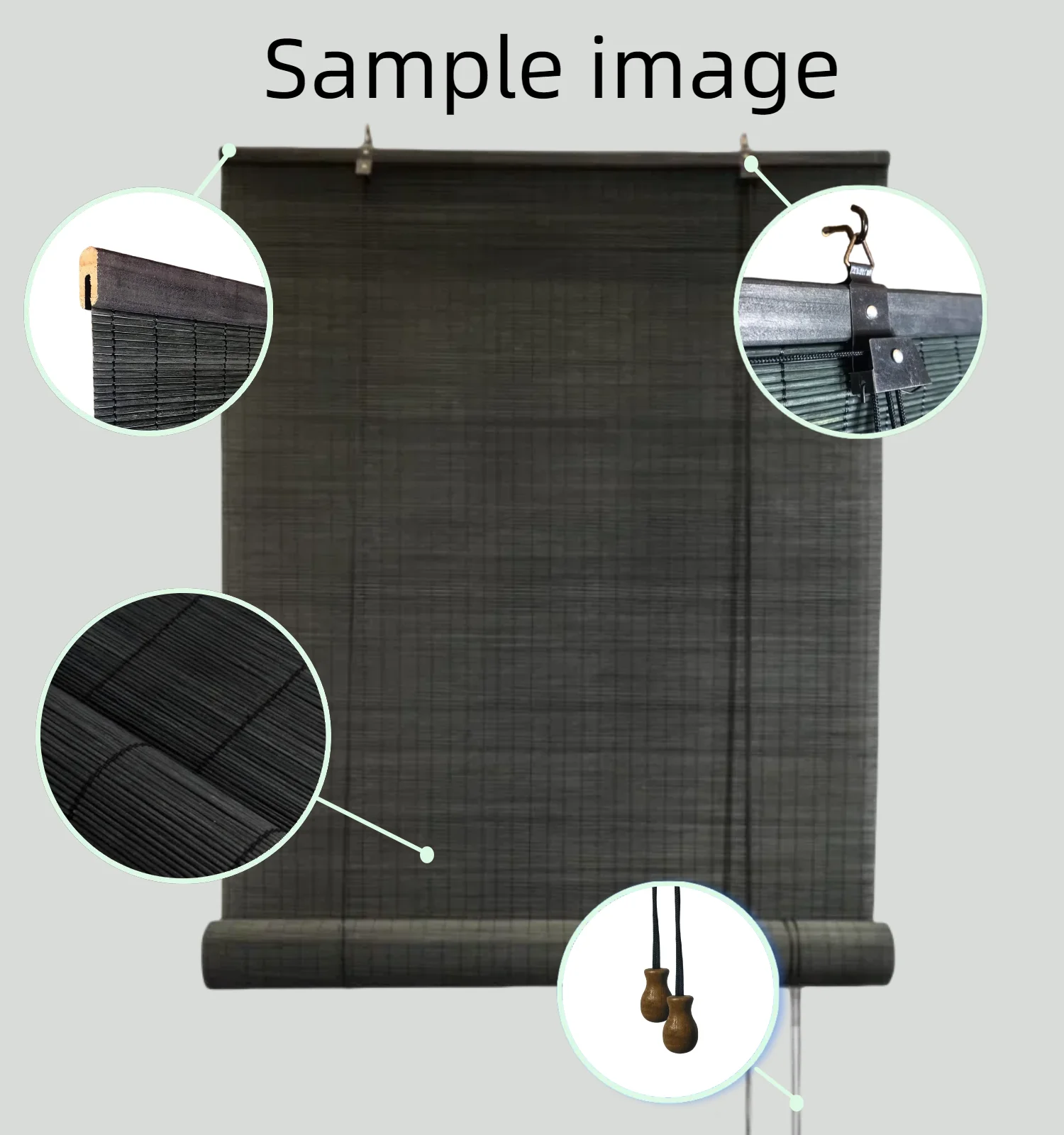 Customized Bamboo Roller Shades - Strong Shading Solutions
