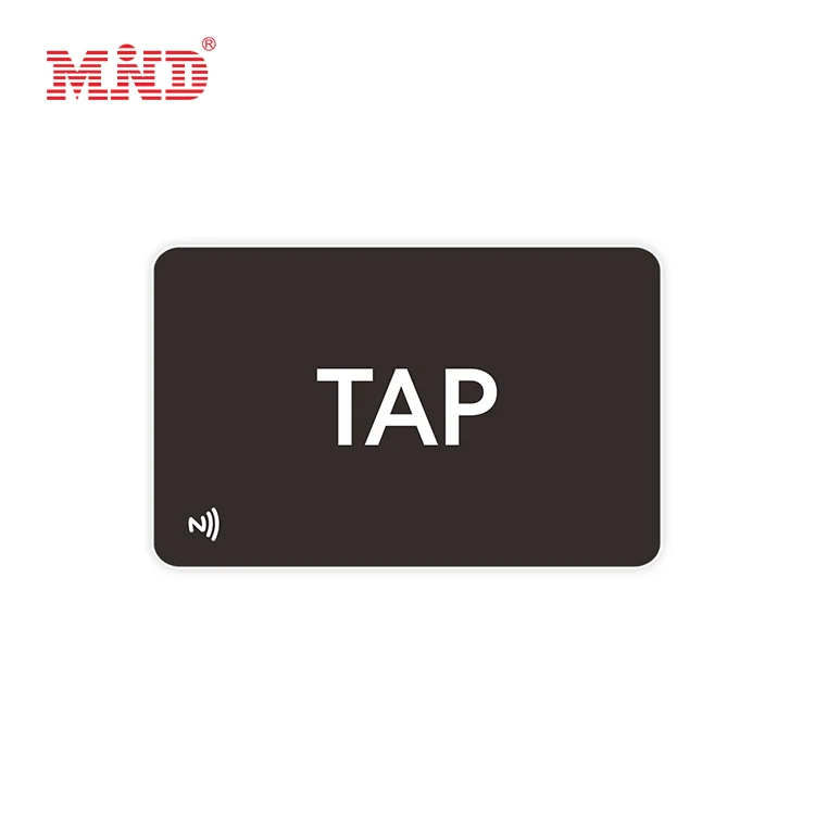 Customized Black Matte NFC Card NTAG 213 215 216 RFID Tap Digital ...