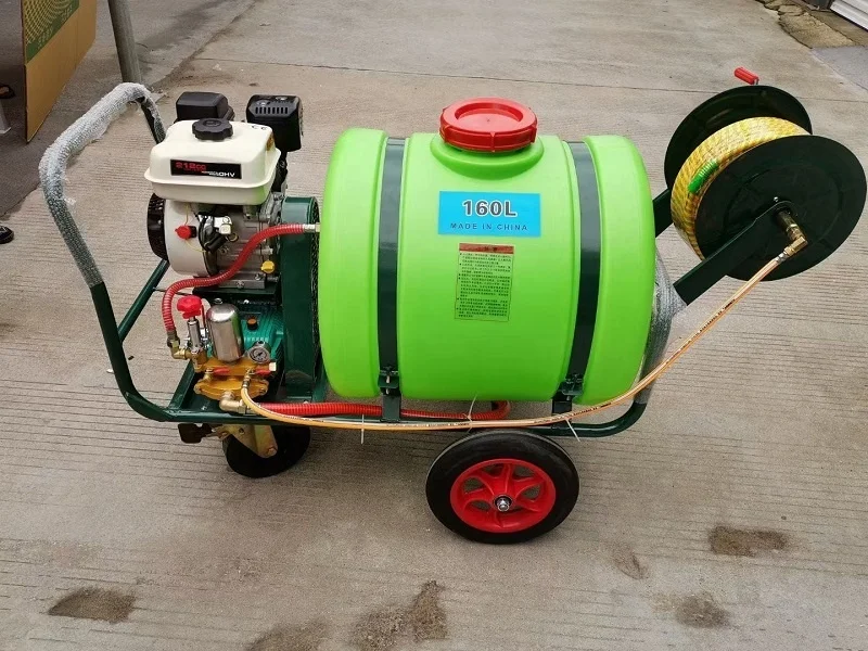 168F Trolly Gasoline Engine Power Sprayer - High Productivity