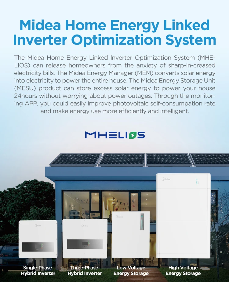 Midea Grid Connected Solar Inverter 110v Single Phase 5kw Hybrid Solar ...