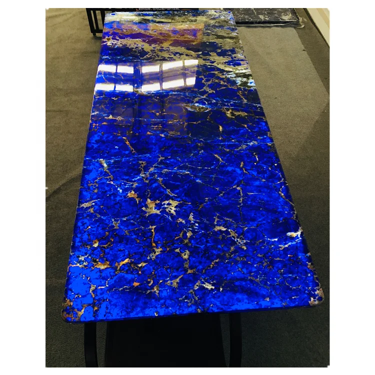Luxury Led Blue Granite Natural Quartzitetransparent Onyx Backlit Luni ...