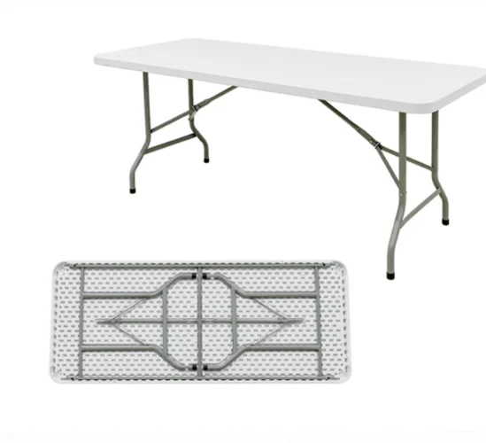 Plastic Folding Outdoor Dining Table - 5ft/6ft/8ft, 6 Seater - Oem