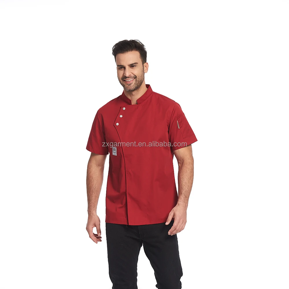 Design Restaurant Waiter Work Jacket Chef Uniform Workwear Coat Unisex ...