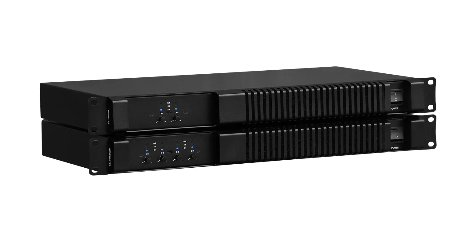 4800w 1u 2/4 Channels Professional Audio 1u Power Amplifier For Line ...