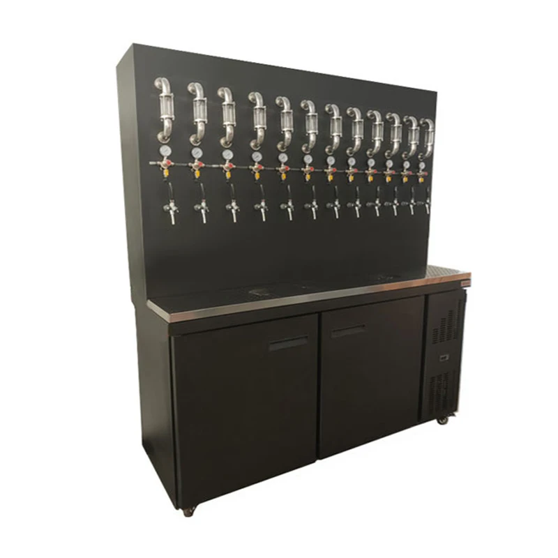 Stainless Steel Oem Black Color Movable Beer Tap Wall Beer Cooler With ...