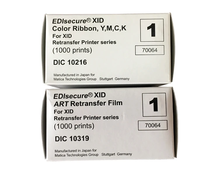1000 Prints/roll Matica Edisecure Xid Print Consumables Dic 10216 Color ...