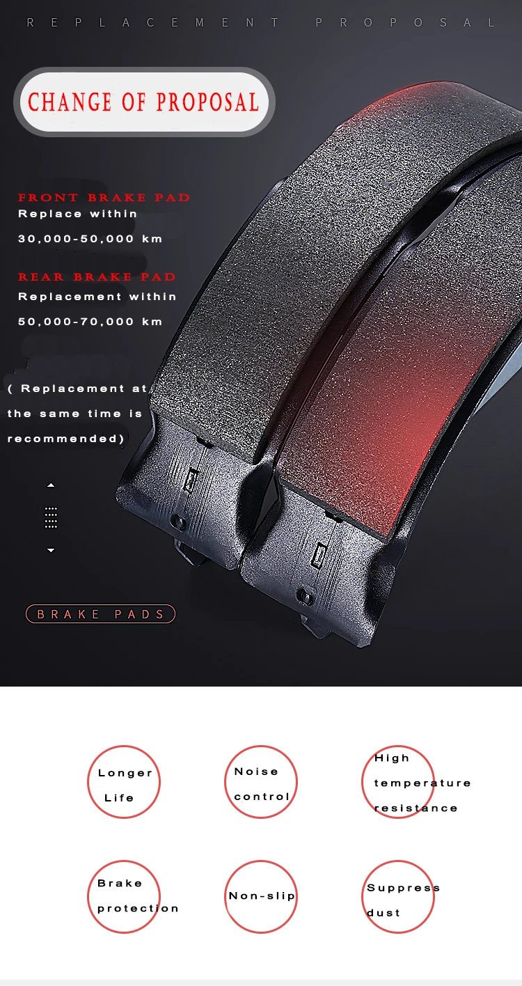 4515 Brake Lining Heavy Duty Truck Trailer Parts Oem 4707 Brake Shoes ...