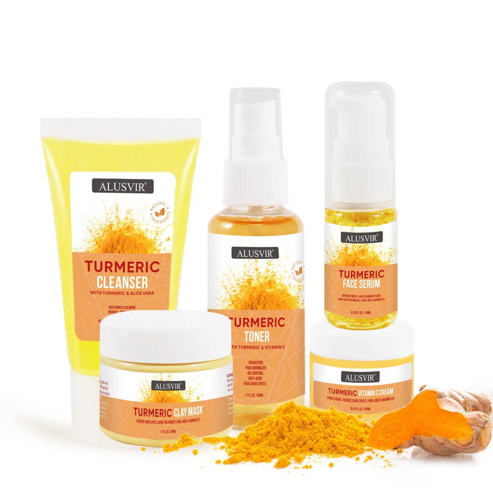 Trial Mini Turmeric Skincare Sets Korean Products Acne Dark Spots ...