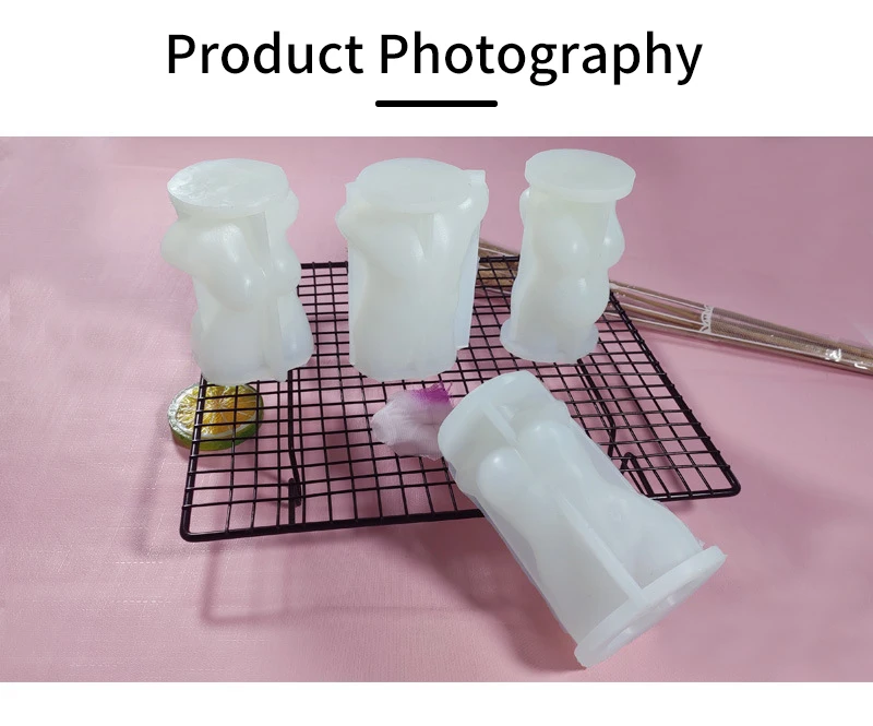 DIY 3D Silicone Body Mold for Candles - Curvy Female & Male Moulds for ...