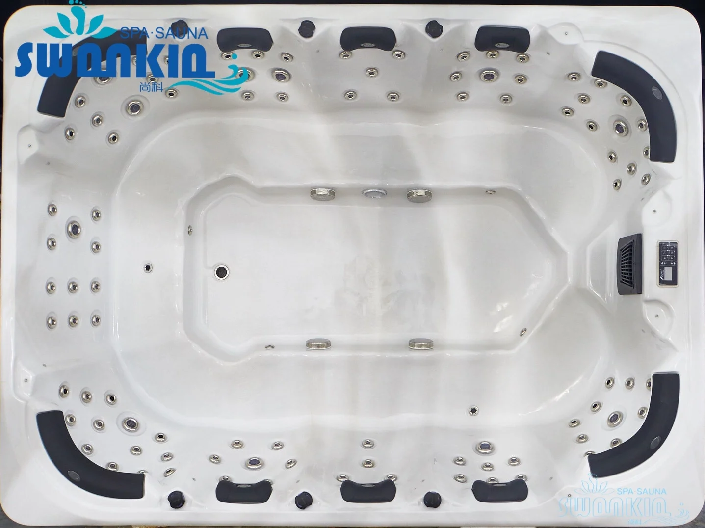 12-Person Luxury Whirlpool Hot Tub - Eco-Friendly Acrylic Spa for ...