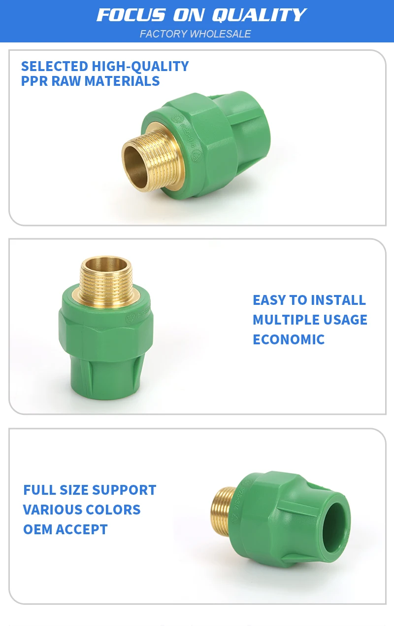 25mm Ppr Male Socket Fitting Pipe System Male Connection-oem/odm ...