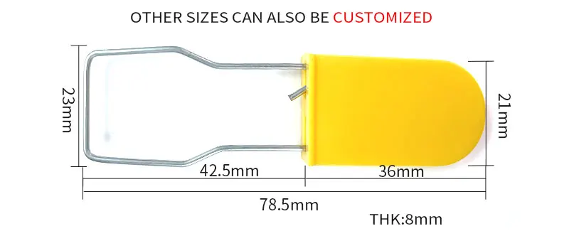 Disposable Plastic Padlock Are Used For Various Containers Containers ...