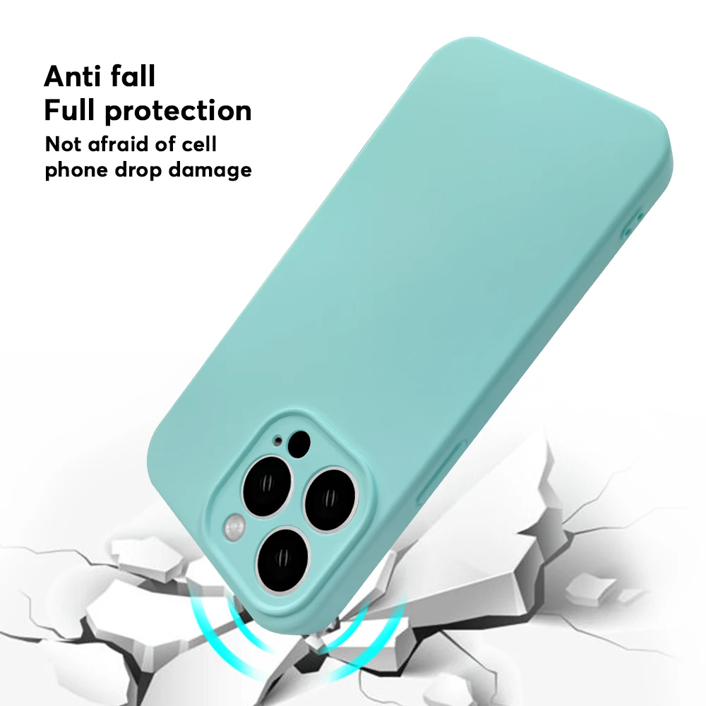 Custom LOGO Mobile Silicone Phone Case for Iphone