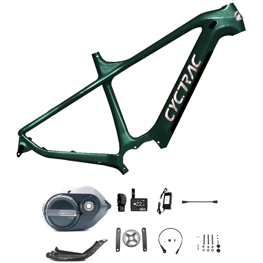 Bafang Mid Motor M510 M500 M600 Hard Tail Carbon Fiber Frame 27.5" 29" Ebike Full Kit 18650 ...