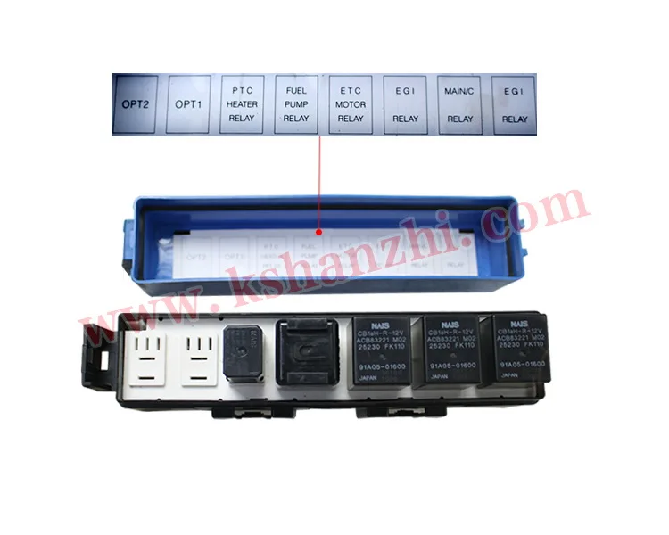 Forklift Parts Electric 91A05-21012 Fuse Relay Box for F18C/F14E