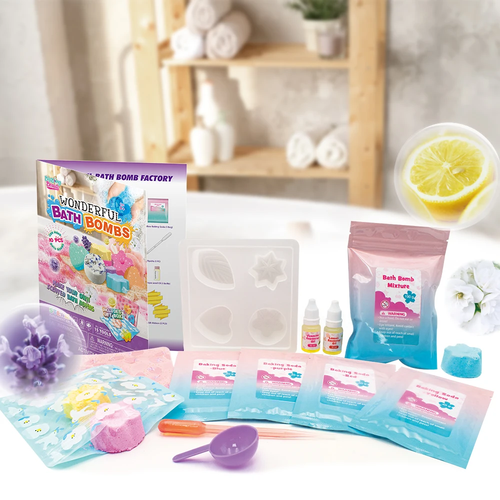 DIY Bath Bomb Making Kit - Create Wonderful Bath Fizzies