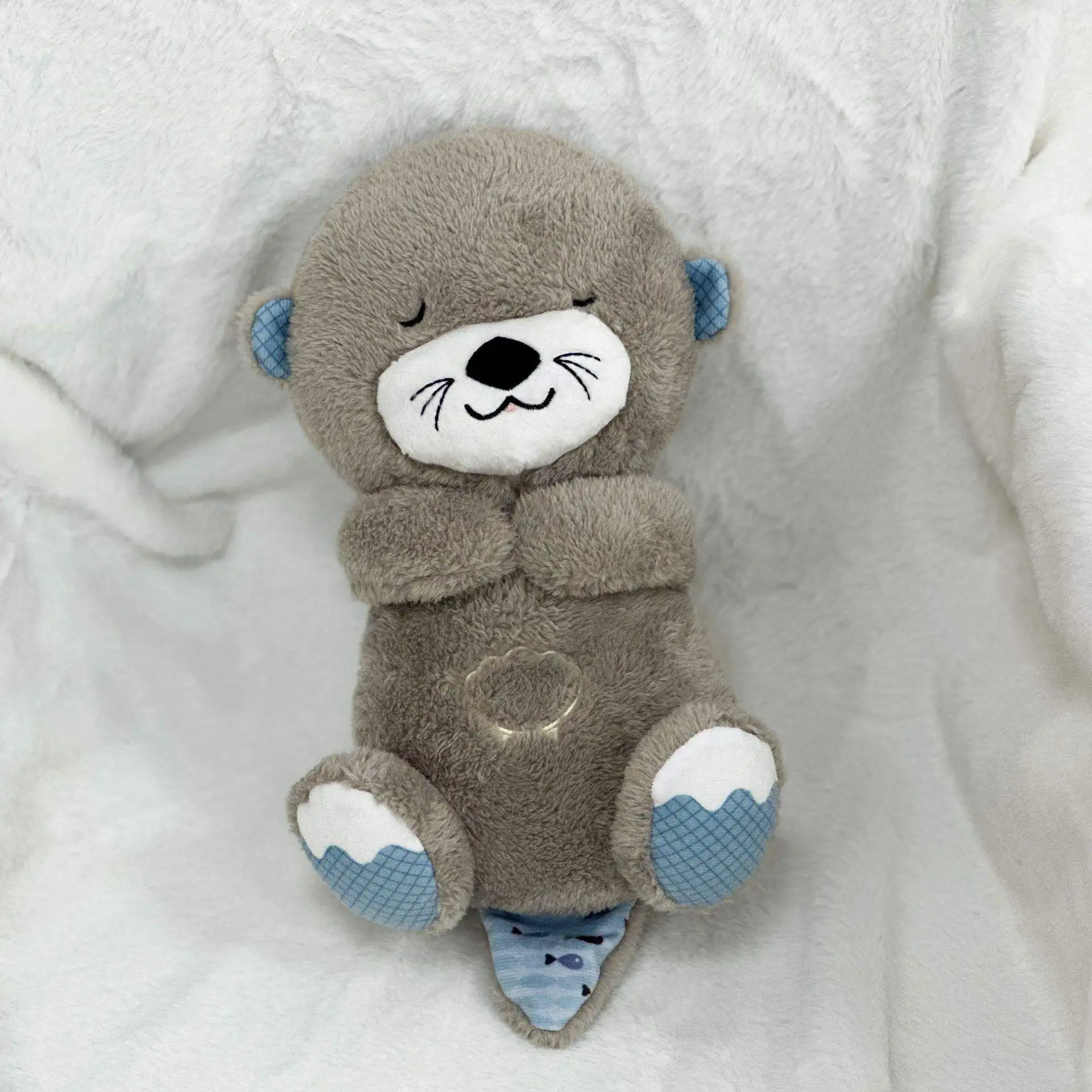 Multi Colors Soothe 'n Snuggle Stuffed Otter Kids Doll Led And ...