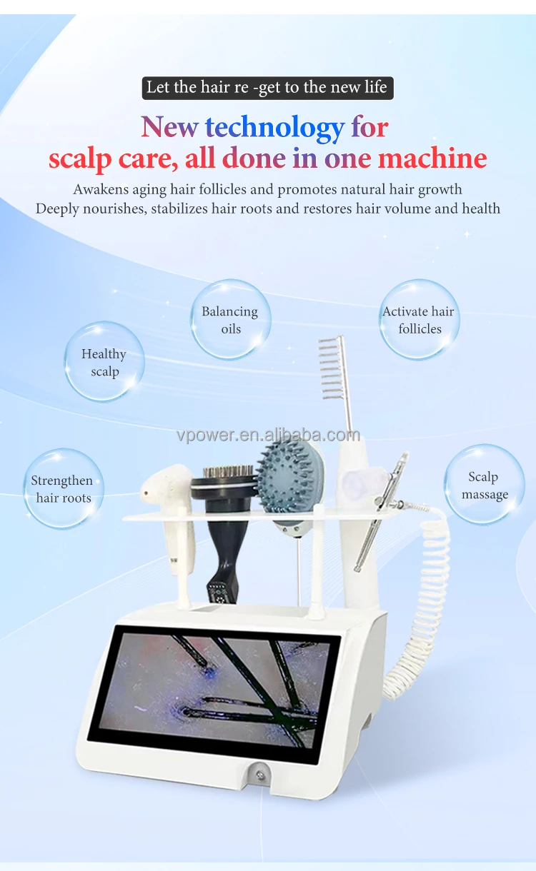 Dermasha 2024 Hair Growth Machine for Professionals Scalp Analyzer Skin ...
