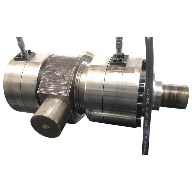 Hydraulic Cylinder Rack And Pinion Rotator Customized Ports With Piston ...