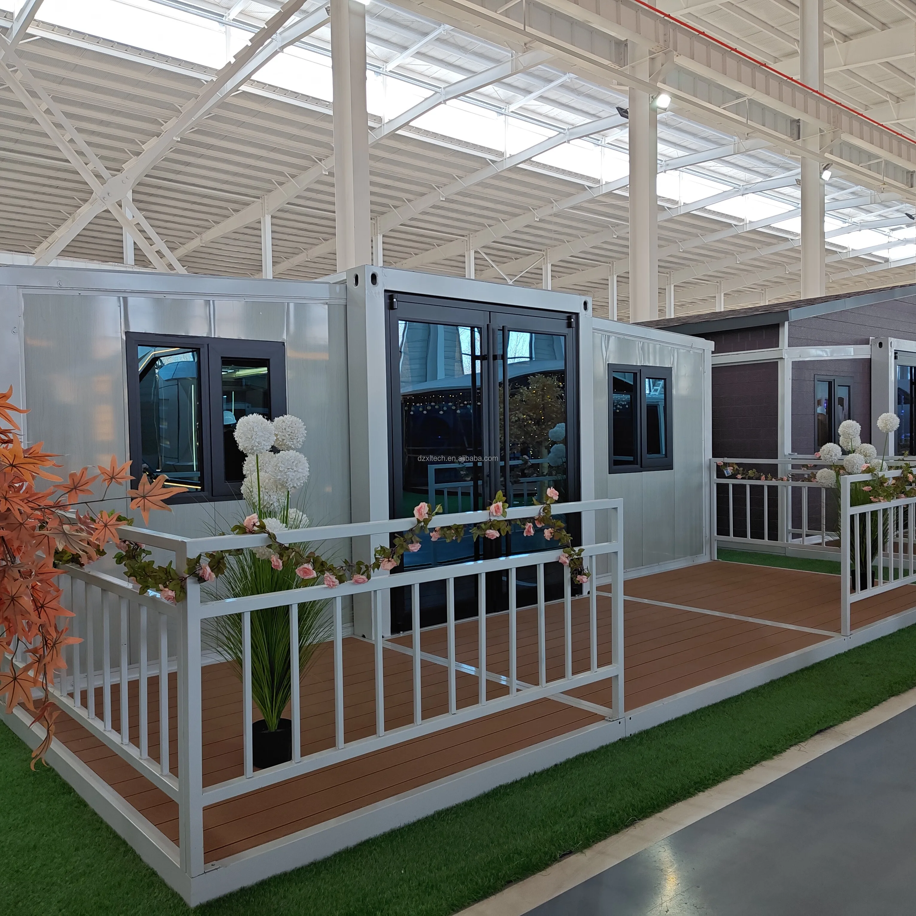 Portable 20ft & 40ft Expandable Folding Container House with Terrace ...