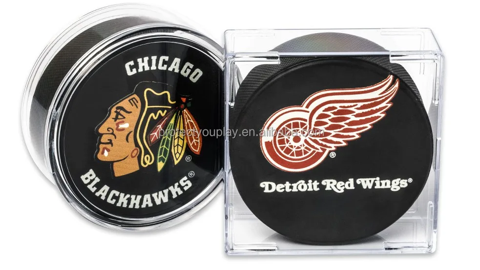 Hockey Puck Display Case Cube Square Holder Uv Protection (99%) - Buy ...