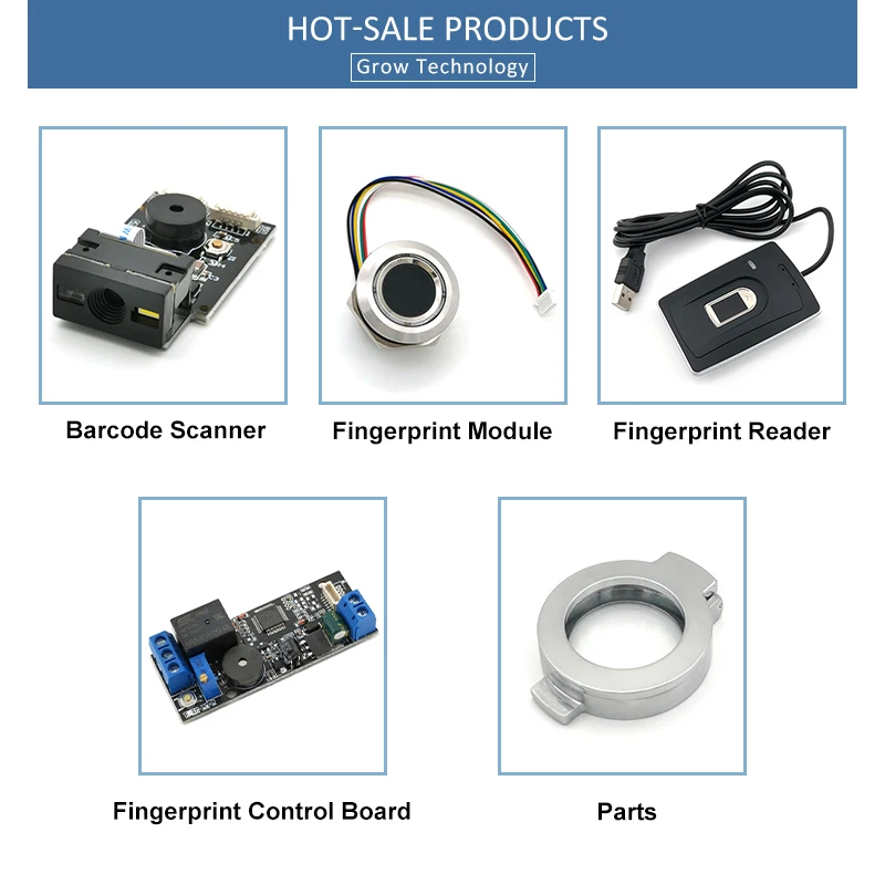 GROW GM65S Barcode Scanner - High Quality USB UART Module