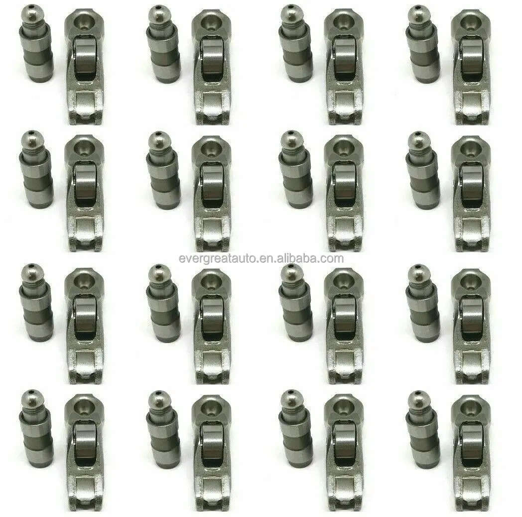 16 Rocker Arm Valve Train & 16 Lifter Tappet For Mercedes-benz ...