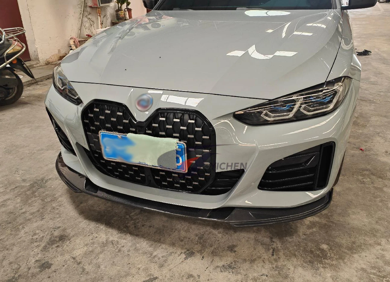 Mp Style Carbon Fiber Front Lip For Bmw 4series 425i G26 Front Lip ...