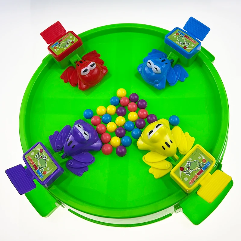 Amazoned Interaction Table Toys Multiplayer Feeding Frog Beads Eat ...