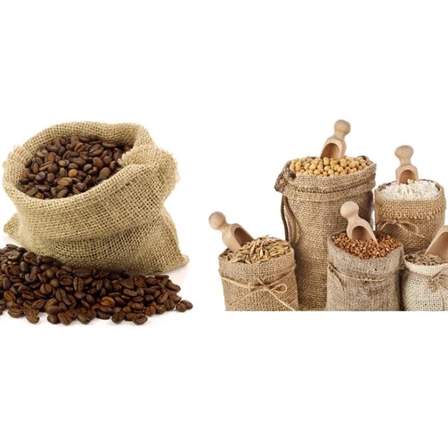 Jiahe Grand sac de jute Sac de jute Sac de cacao 60 KGjute Sac de café ...
