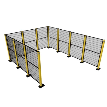 Srx Industrial Robot Isolation Fence Workshop Steel Metal Net Welded ...