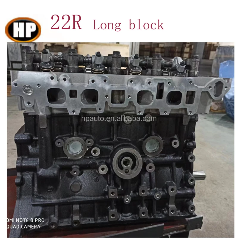 Hp 22r Cylinder Block Engine Long Block For Toyota 22r Engine Assembly - Buy 22r Engine Assembly ...