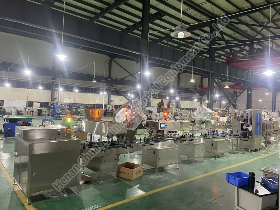 8 Lane Electronic Automatic Counter Bottle Filling Machine Candies ...