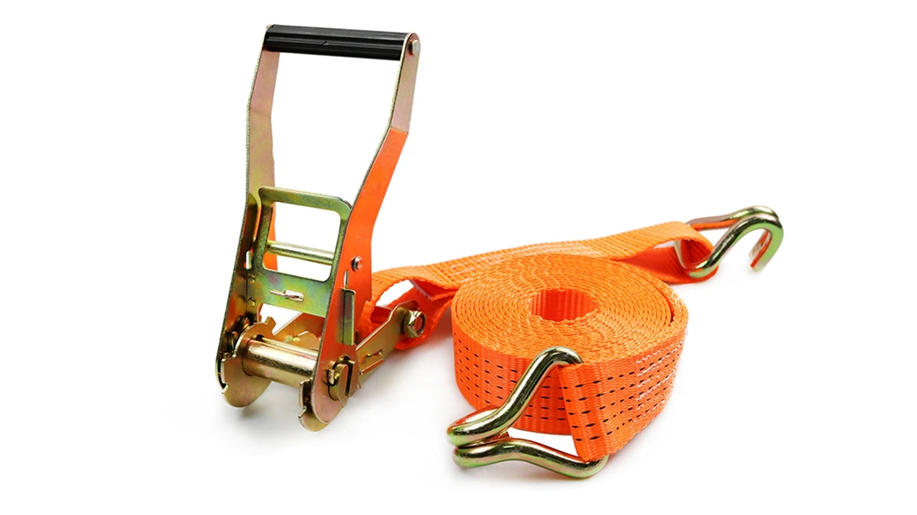 2'' 50mm 5000kgs Heavy Duty Ratchet Buckle Cargo Lashing Belt Transport ...