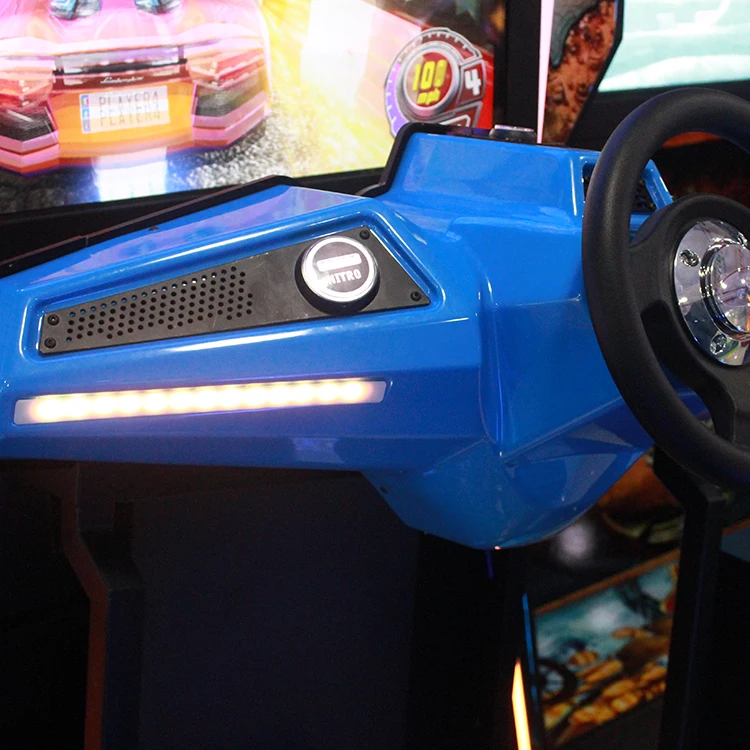 Coin-operated Luxury Dynamic Driving Simulator Arcade Game Machine ...