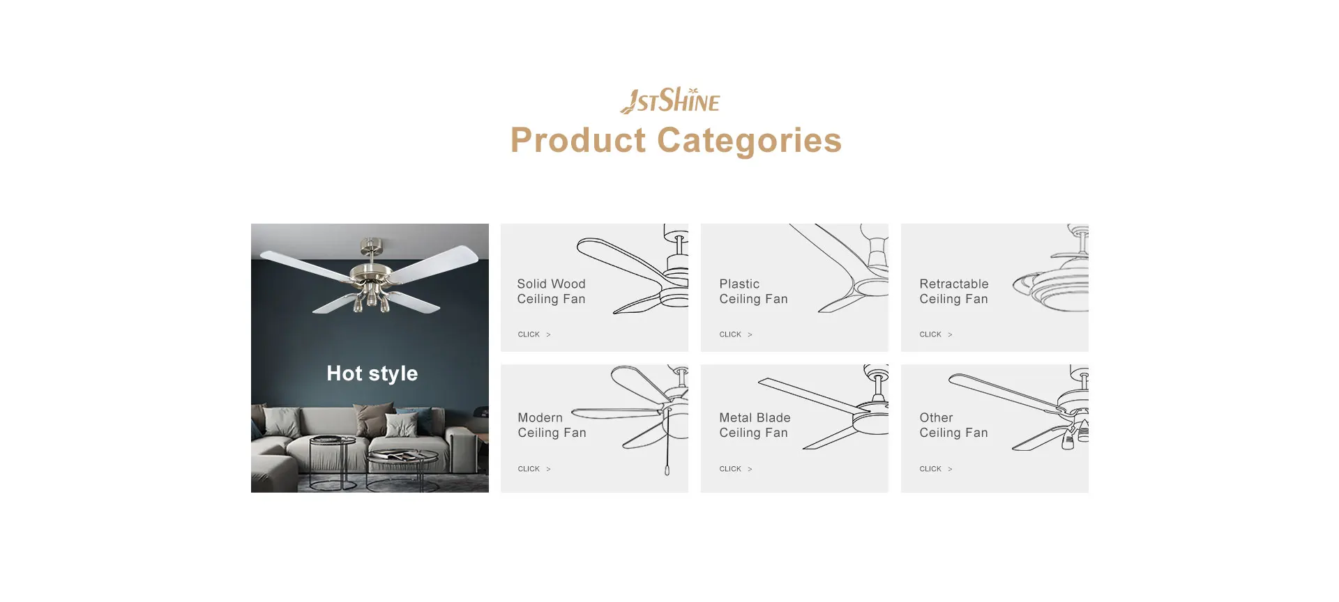 Zhongshan Weiyu Electric Appliance Co., Ltd. - LED CEILING FAN ...