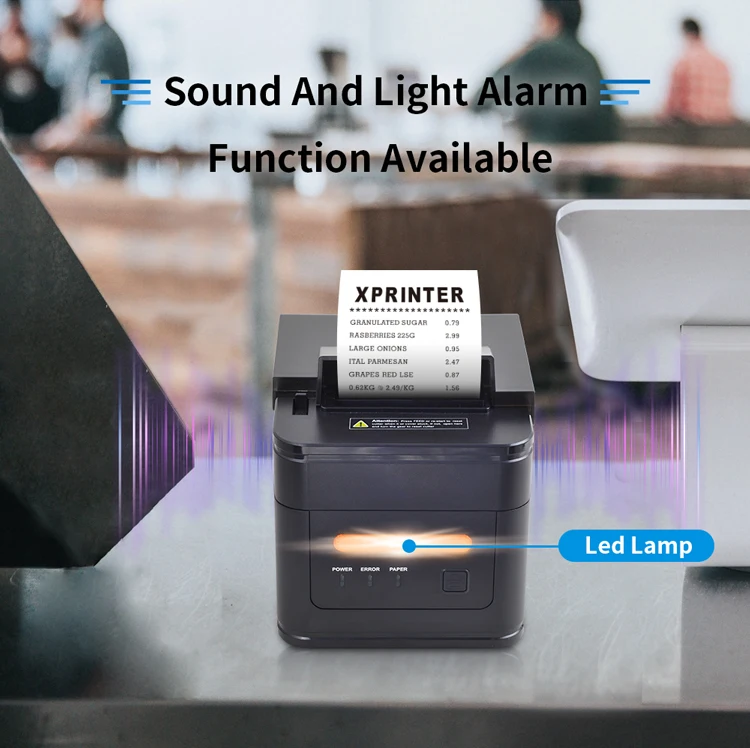 Hot Sale Pos Printer Xp- A230l/a300l Thermal Receipt Printer Alarm For ...
