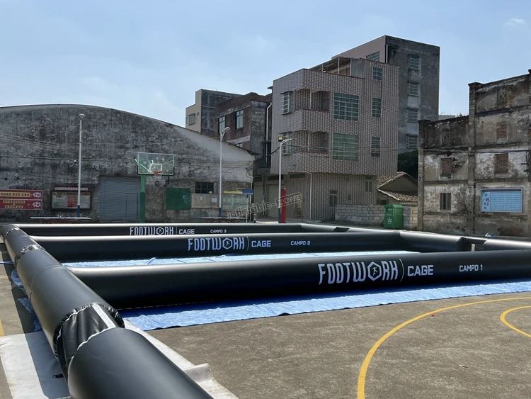 Inflatable Activities Outdoor Game 3v3 Inflatable Panna Soccer Arena ...