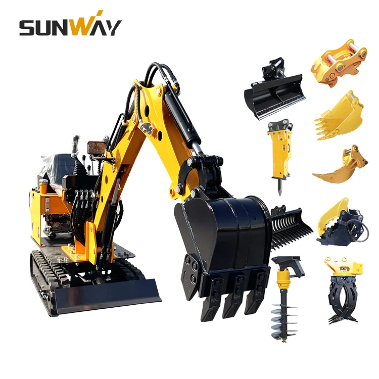 800kg Mini Excavator SWE08 | Crawler Digger with 1120mm Dig Depth ...