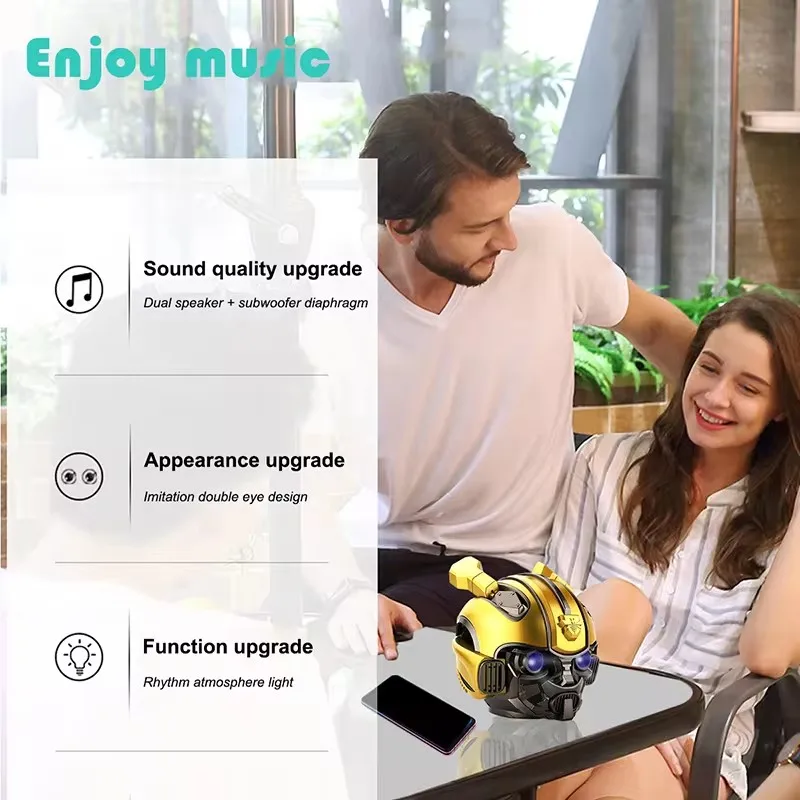 2024 New Design Marvel Bumblebee Hornet 5.0 Soundbar Portable Speaker Wireless BT Speaker ...