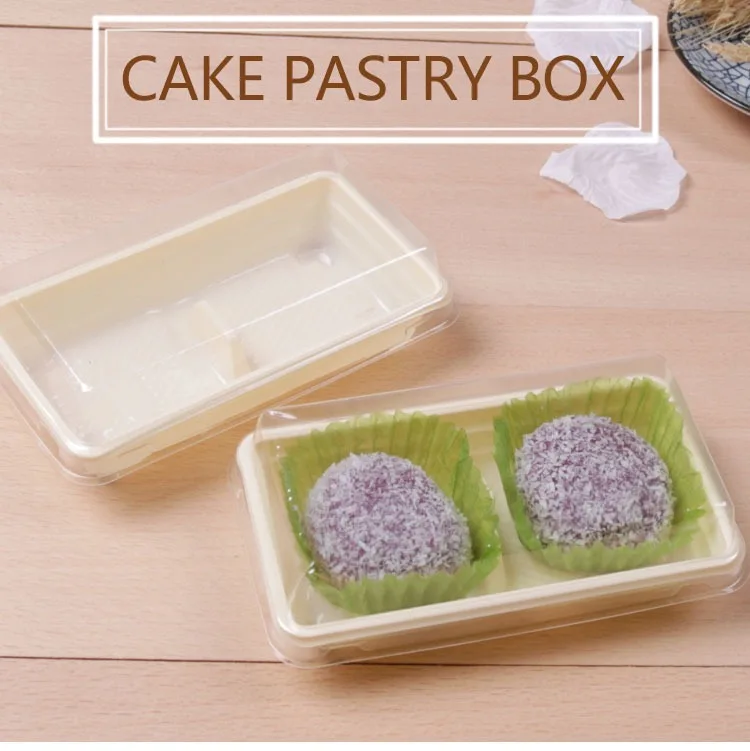 Two Glutinous Rice Cake Packing Box Baking Packing Egg Yolk Crisp Snow ...