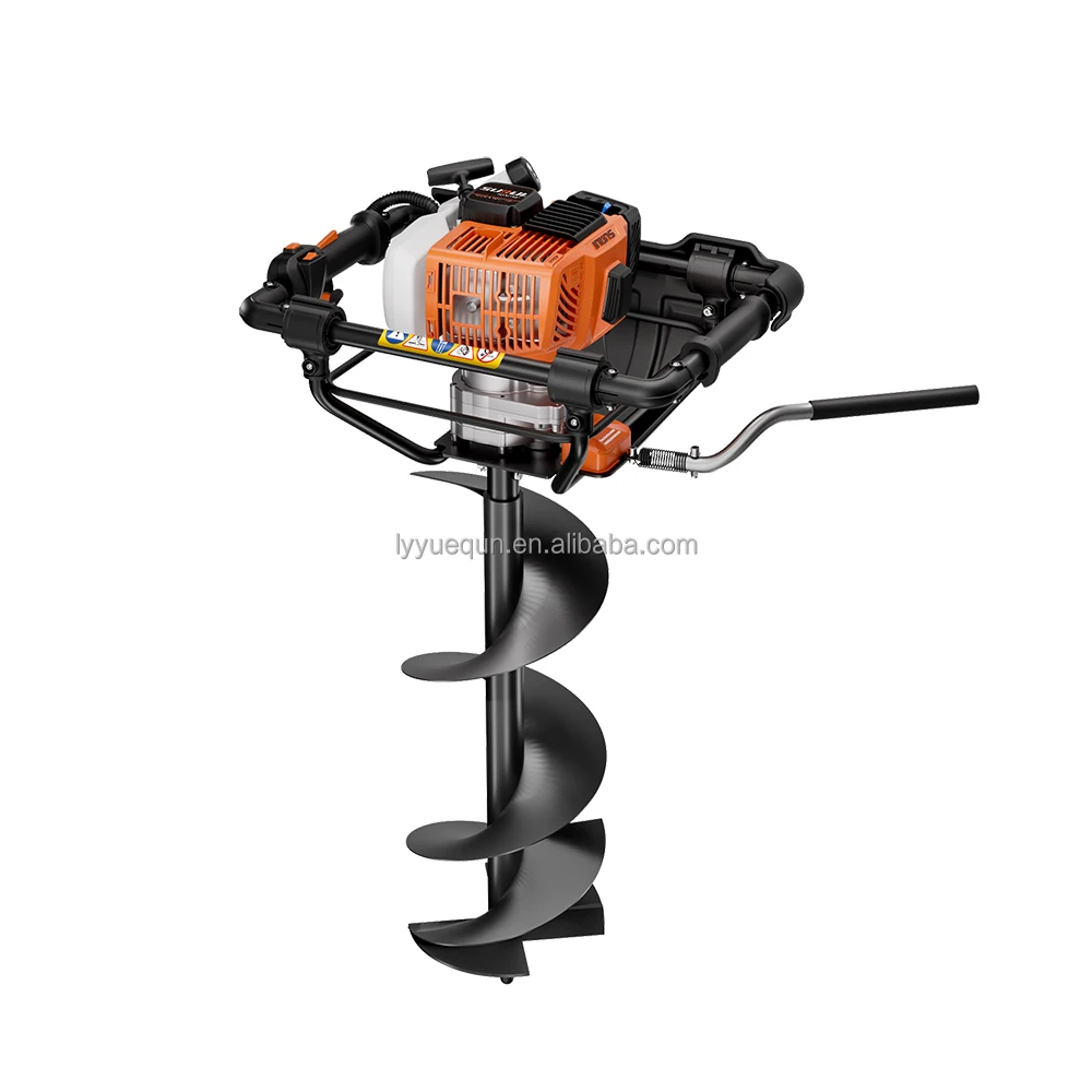 Professional Earth Drill Ground Earth Auger 52cc 2 Stroke Gasoline Tree ...