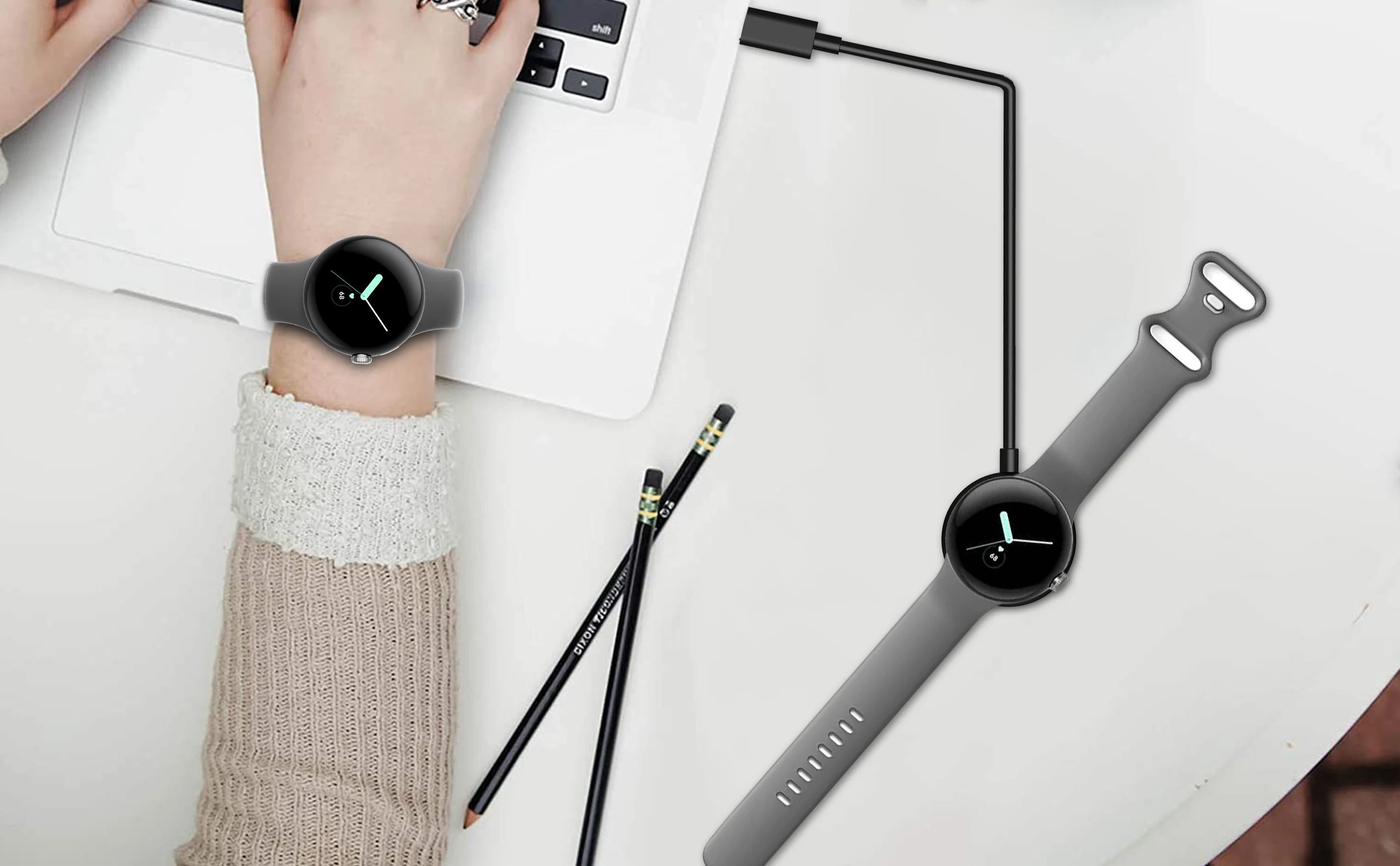 Factory Supply 1m Usb-a Usb-c Fast Charger Base For Google Pixel Smart ...