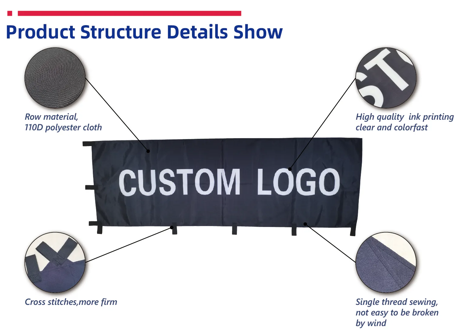 OEM Custom 180x60cm Nobori Flags Banners Polyester Fabric with ...