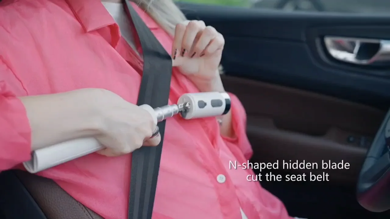 C10 Multi-function Safety Hammer Car Window Breaker Flashing Warning ...