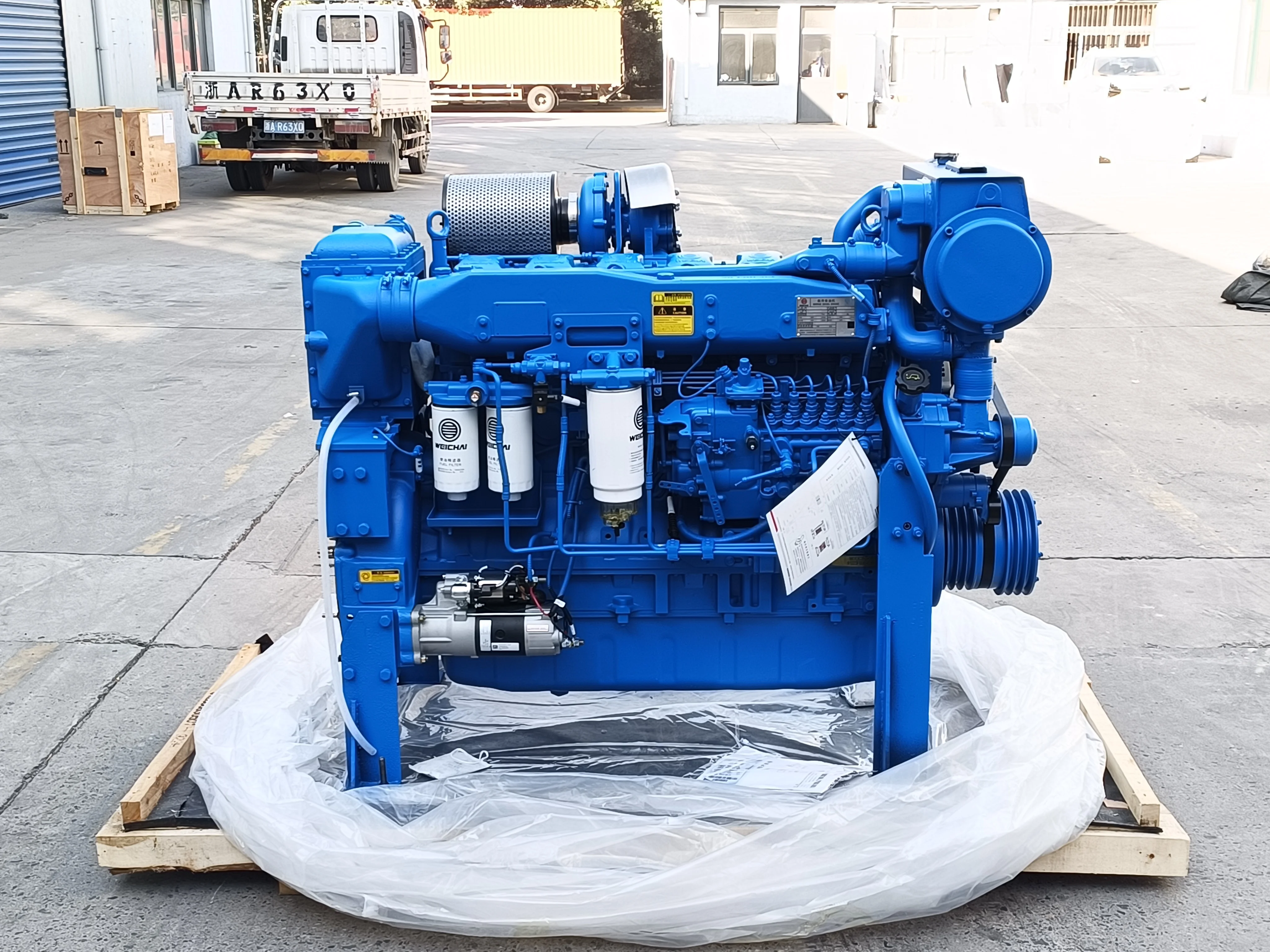 Wd10c190-18 Marine Diesel Engine Turbocharged In Line Water Cooled ...