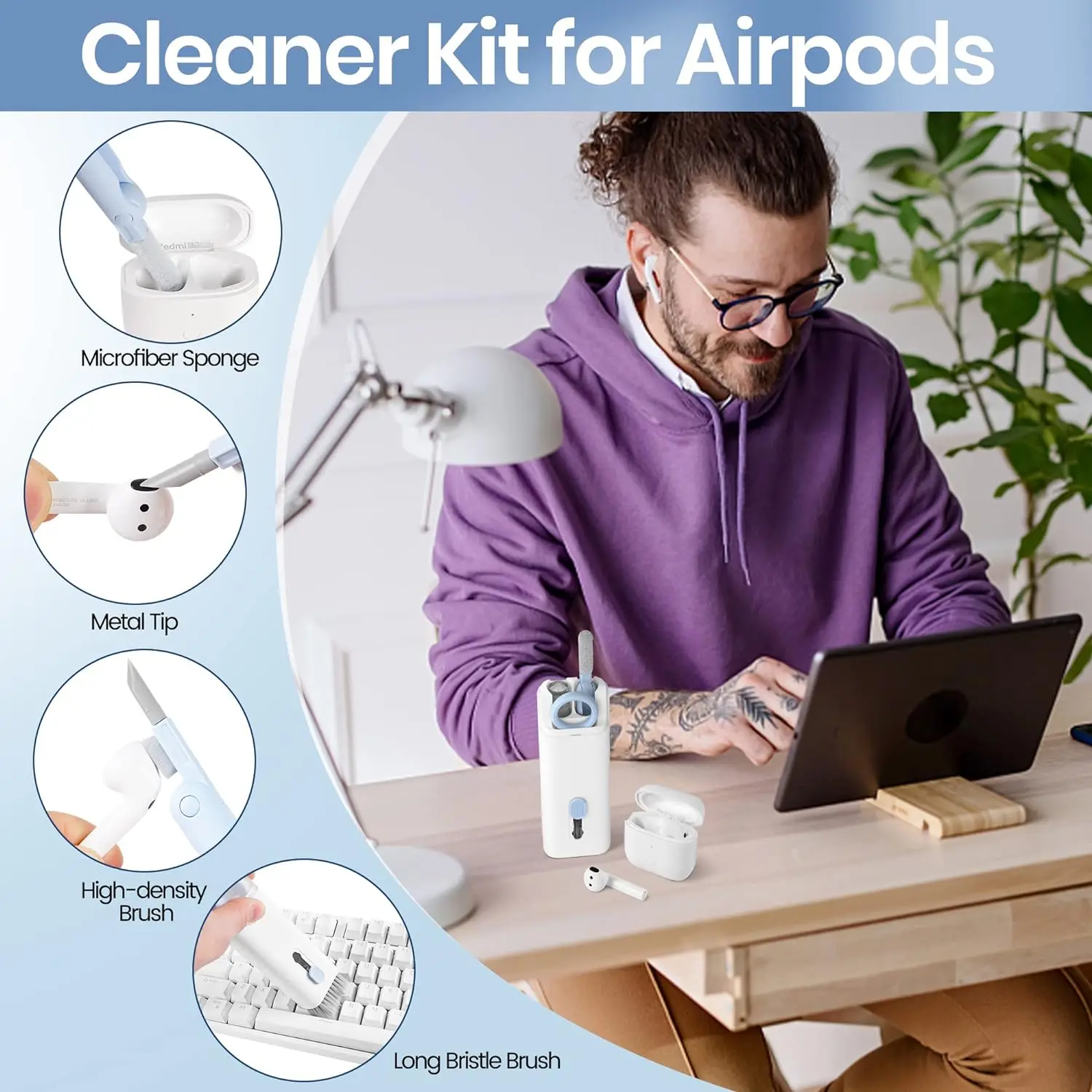 HZGAMER 7-in-1 Cleaner Kit - Efficient Electronics Cleaning