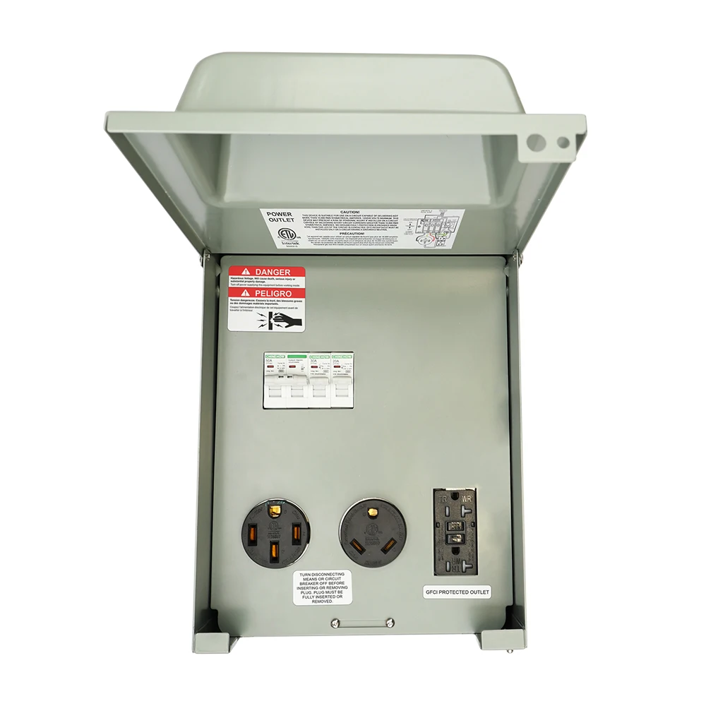 RV Panel Outlet - Prewired Weatherproof Power Solution